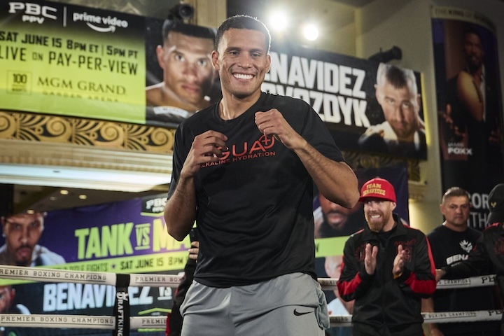 David Benavidez-David Morrell Jr. at 175 would be a war, says PBC ...