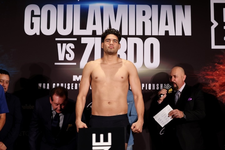 Photos: Arsen Goulamirian-Gilberto Ramirez Weigh-In - Boxing News