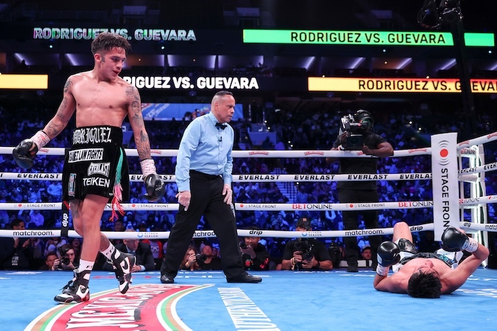 Wham, 'Bam': Rodriguez dazzles in first defense at 115 - Boxing News Wham, 'Bam': Rodriguez dazzles in first defense at 115 - Boxing News