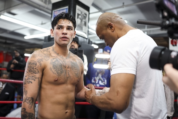 Photos: Devin Haney-Ryan Garcia Media Workout - Boxing News