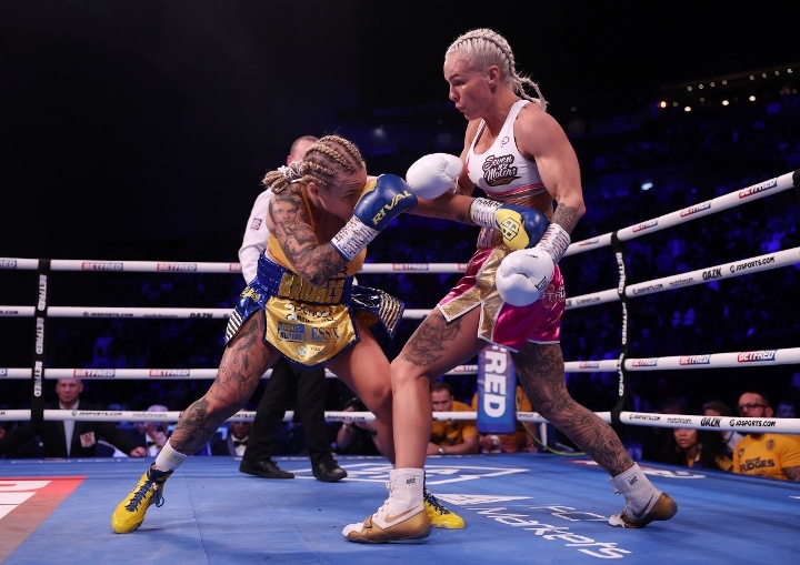 Photos: Ebanie Bridges Drops, Batters, Stops Shannon O'Connell - Boxing ...
