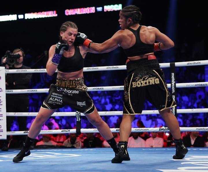 Photos: Chantelle Cameron Becomes Undisputed, Boxes Past Jessica ...