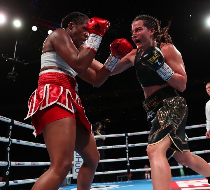 Photos: Chantelle Cameron Boxes Past Mary McGee To Unify WBC, IBF Belts ...