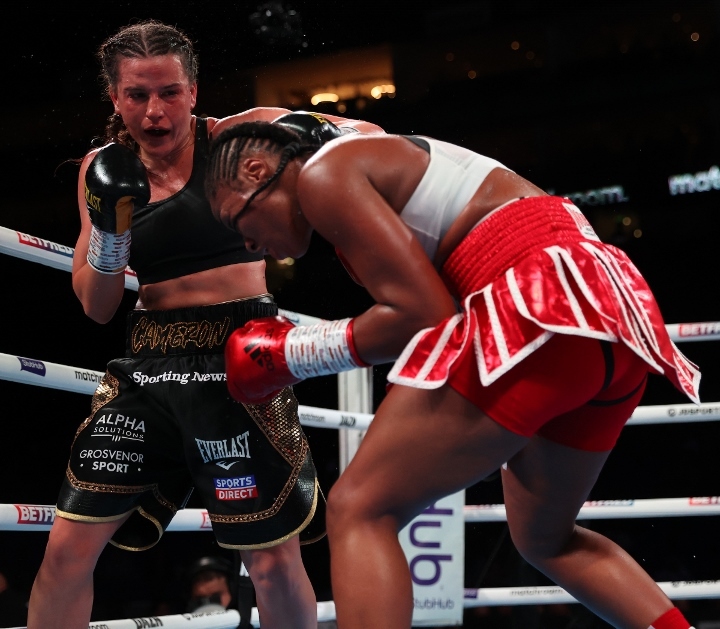 Photos: Chantelle Cameron Boxes Past Mary McGee To Unify WBC, IBF Belts ...