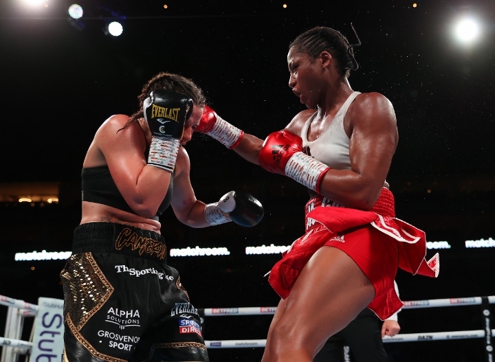 Photos: Chantelle Cameron Boxes Past Mary McGee To Unify WBC, IBF Belts ...