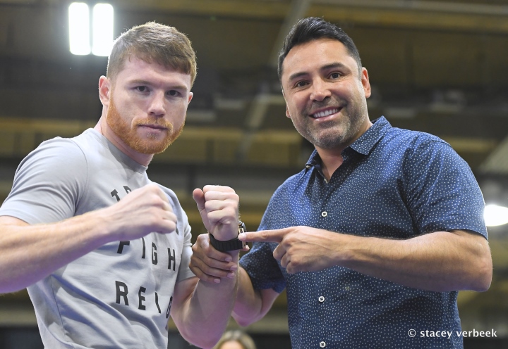 De La Hoya Ready to Repair Canelo Relationship for a Munguia Fight ...