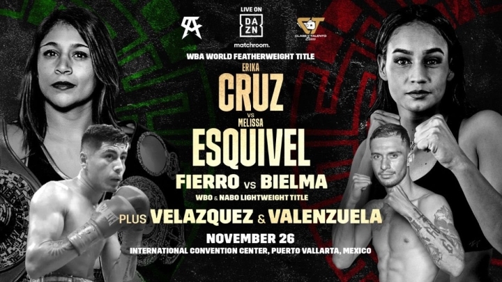 Erika Cruz vs. Melissa Esquivel Tops DAZN Card on November 26 in Mexico ...