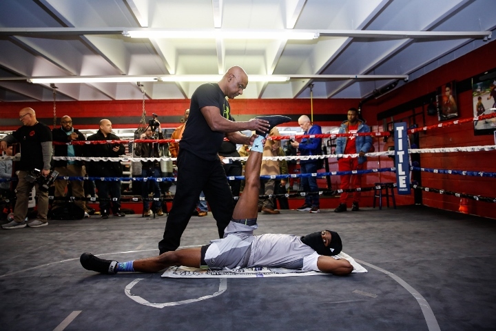 Photos: Jaron Ennis Putting in Work For IBF Interim-Title Clash ...