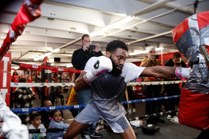 Photos: Jaron Ennis Putting in Work For IBF Interim-Title Clash ...