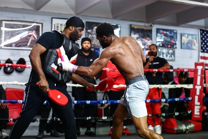 Photos: Jaron Ennis Putting in Work For IBF Interim-Title Clash ...