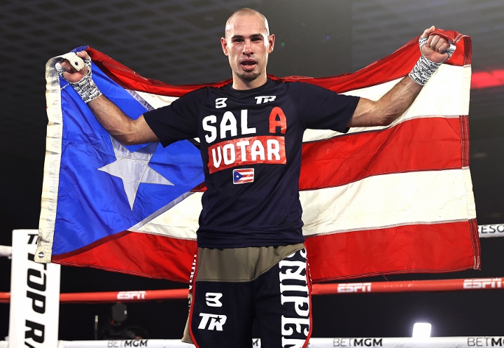 Jose Pedraza Breaks Down, Stops Julian Rodriguez in Eight Rounds ...