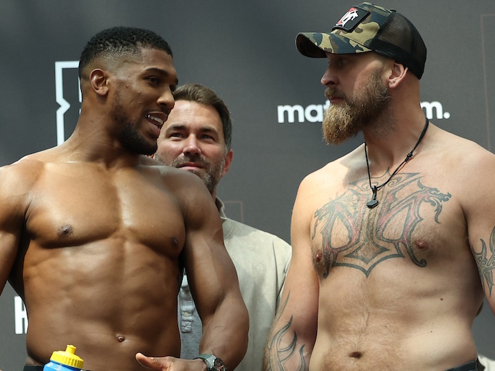 Joshua: I Want To Take Out Helenius in One Round if I Can, I Need To ...