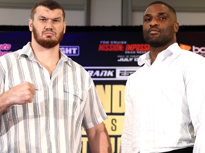 Photos: Arslanbek Makhmudov, Raphael Akpejiori - Face To Face at Final ... Photos: Arslanbek Makhmudov, Raphael Akpejiori - Face To Face at Final ...