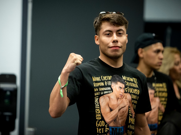 Marc Castro Pumped To See Action on Mikey Garcia-Sandor Martin Card ...
