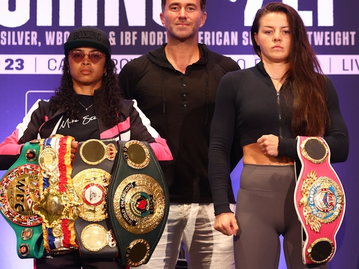 Photos: Jessica McCaskill, Sandy Ryan - Face To Face at Final Presser ...