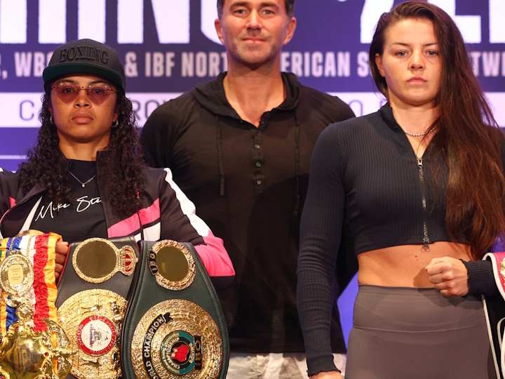 Photos: Jessica McCaskill, Sandy Ryan - Face To Face at Final Presser ...