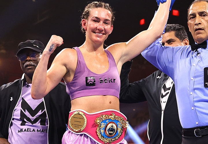 Mikaela Mayer: I Look Forward To Unifying The 130-Pound Division ...