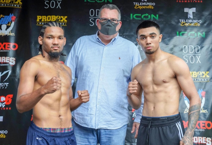 Saul Sanchez-Frank Gonzalez Telemundo Weigh-In Report From Tampa ...