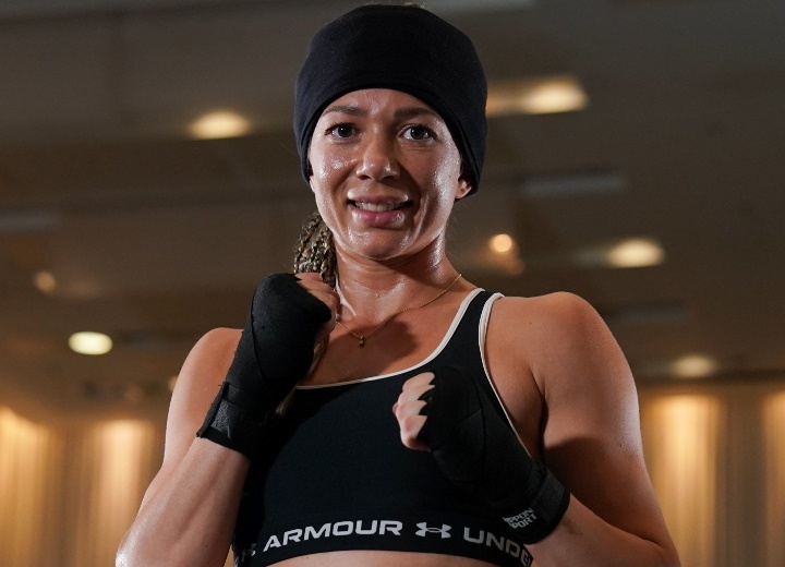 Photos: Joe Joyce, Joseph Parker, Amanda Serrano, Mahfoud - Workouts ...