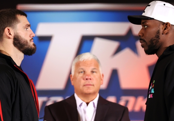 Photos: Joe Smith, Steve Geffrard – Face To Face at Final Presser | Boxing Connect