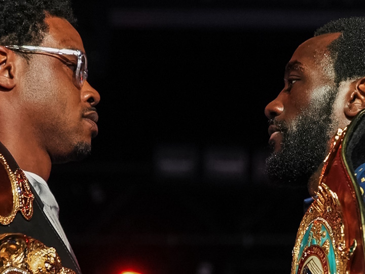 Photos: Errol Spence, Terence Crawford - Face To Face in New York City ... Photos: Errol Spence, Terence Crawford - Face To Face in New York City ...