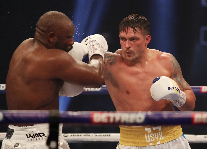 Fury: Usyk is Pumped Up Cruiser, Joshua Walks Straight Through Him ...